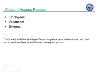 SharePoint Intranet Governance Sample Outline - www.sharepointpmp.com
