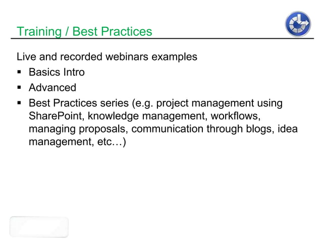 SharePoint Intranet Governance Sample Outline - www.sharepointpmp.com