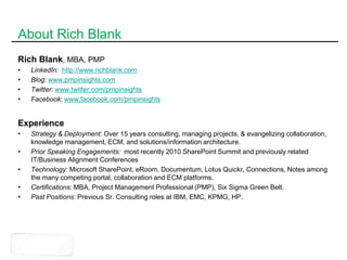 SharePoint Intranet Governance Sample Outline - www.sharepointpmp.com
