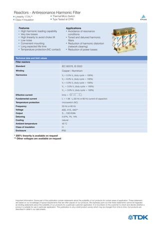Epcos Square Capacitor, Epcos Oil Filled Capacitor, | PDF