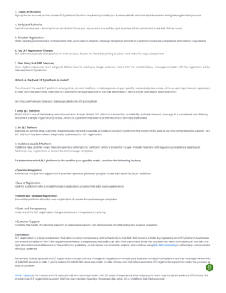 What is DLT SMS? DLT Registration Fees? DLT Platform? | PDF | Internet ...