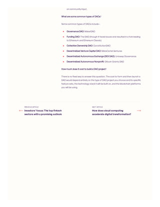 How to create a DAO on blockchain? | PDF | Computing | Technology & Computing