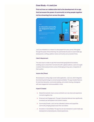 Top 9 mobile app development case studies in the USA | PDF