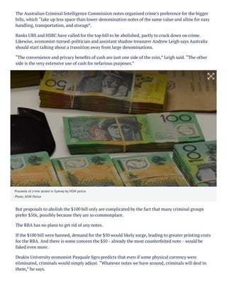 We're turning from cash but demande for notes has never been higher | PDF