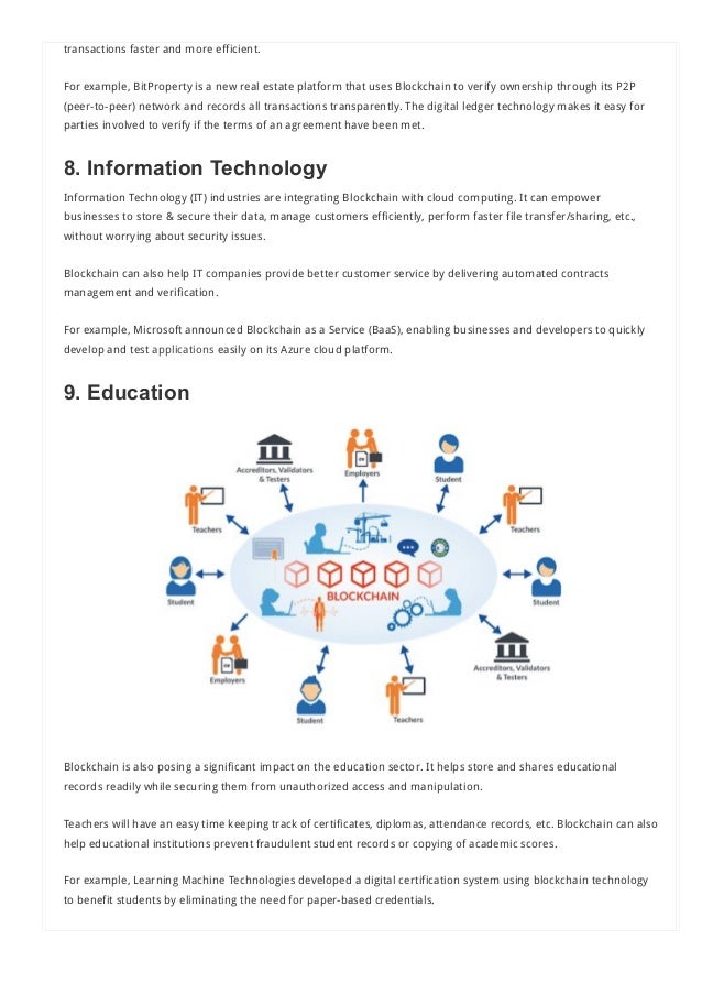 Blockchain Disruption: How Is It Going To Affect Your Industry? | PDF ...