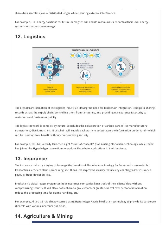 Blockchain Disruption: How Is It Going To Affect Your Industry? | PDF ...