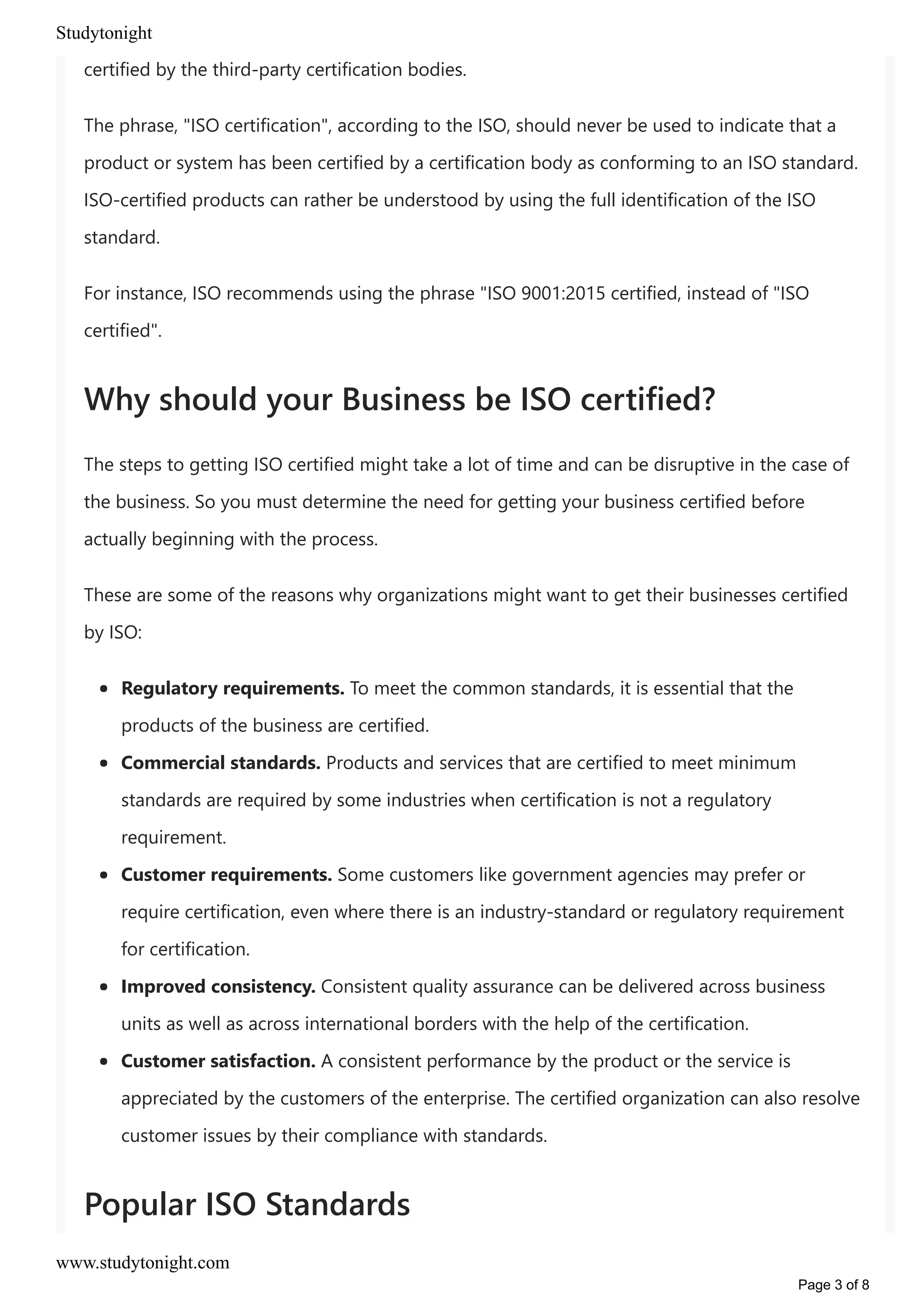 Full form of ISO | PDF