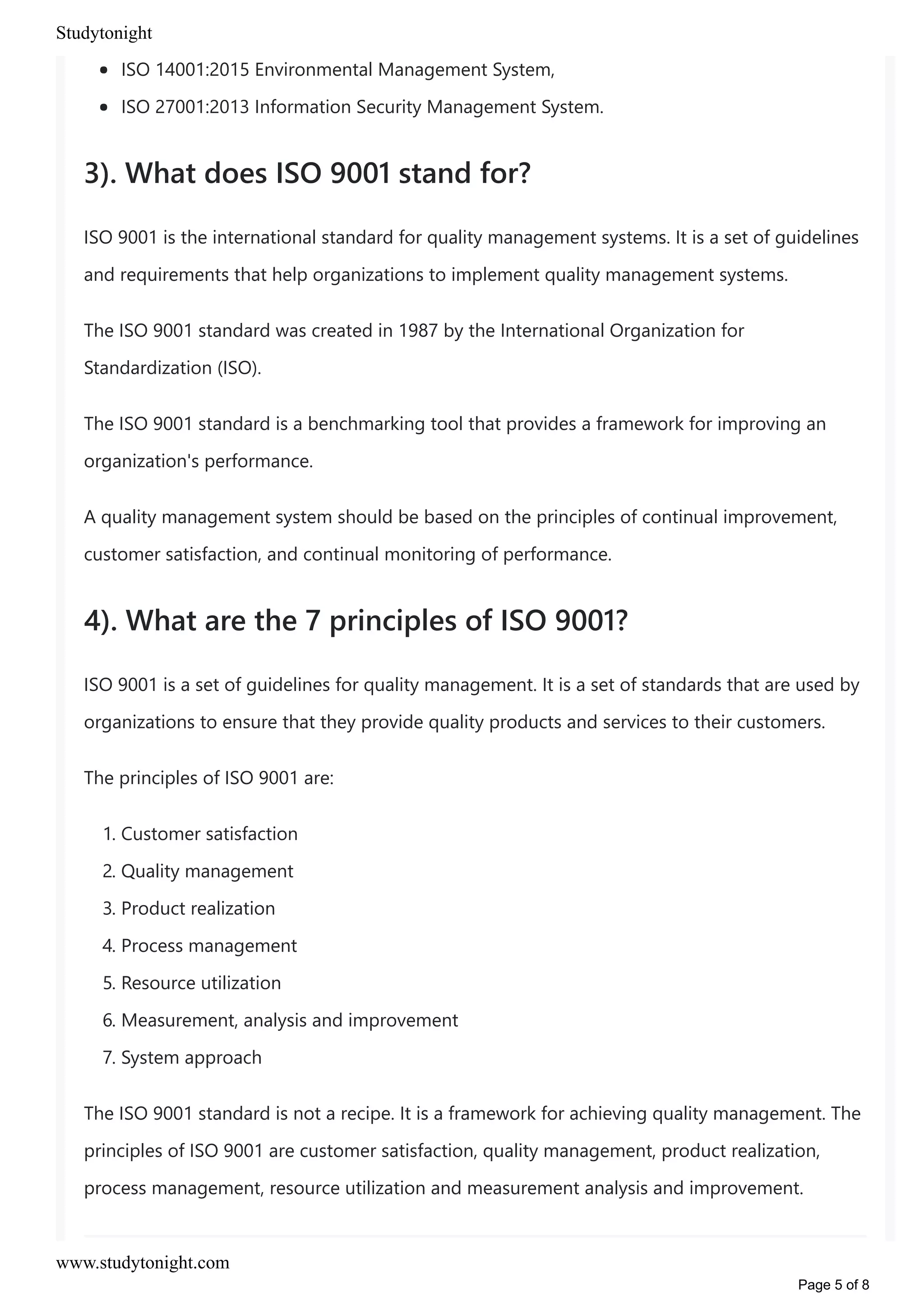 Full form of ISO | PDF