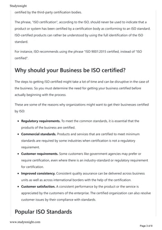 Full form of ISO | PDF