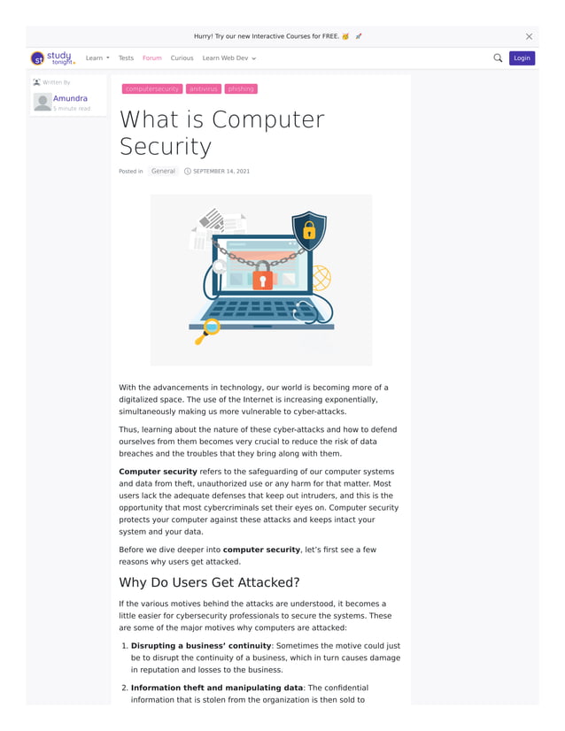 What-is-computer-security | PDF