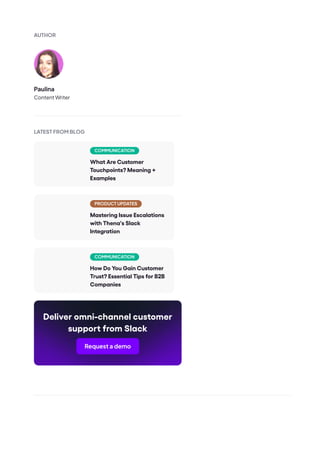 HubSpot Slack Integration with Thena (Guide) | PDF