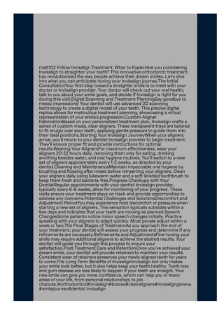 The Science Behind Invisalign: How It Works and Why It's Effective | PDF