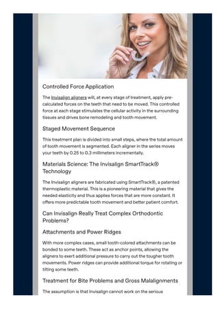 The Science Behind Invisalign: How It Works and Why It's Effective | PDF