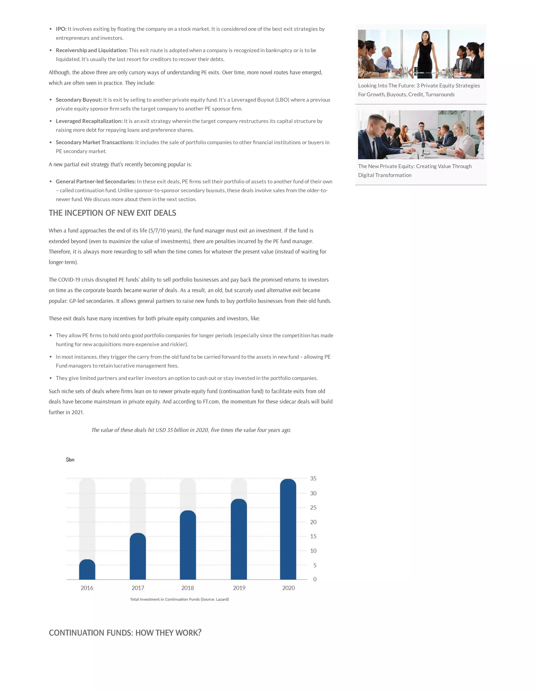 Selling to Private Equity Exit Strategies | PDF