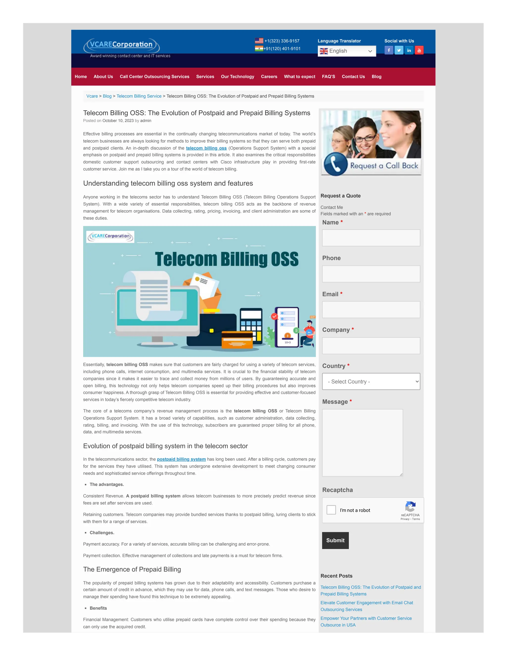 Telecom Billing OSS: The Evolution of Postpaid and Prepaid Billing ...