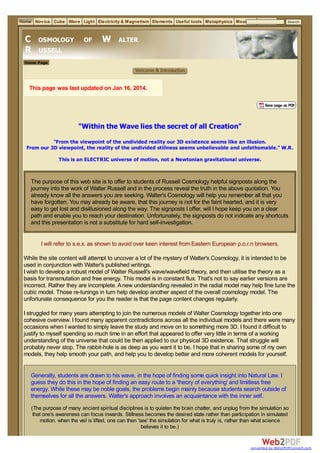 Www walter-russell-com | PDF