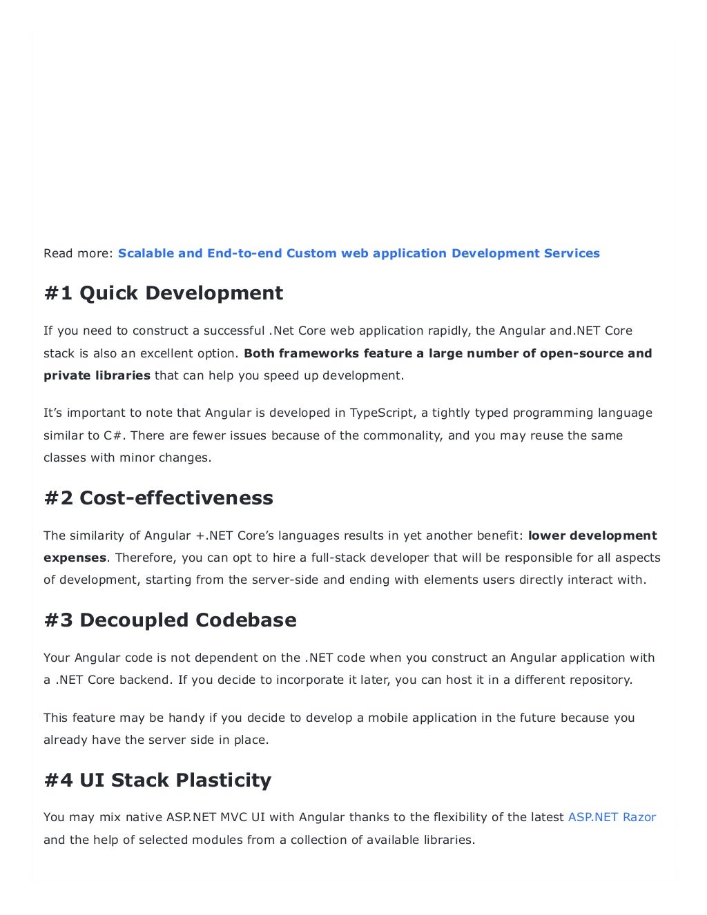 Top Reasons Why .Net Core with Angular is a Great Mix for Web App ...