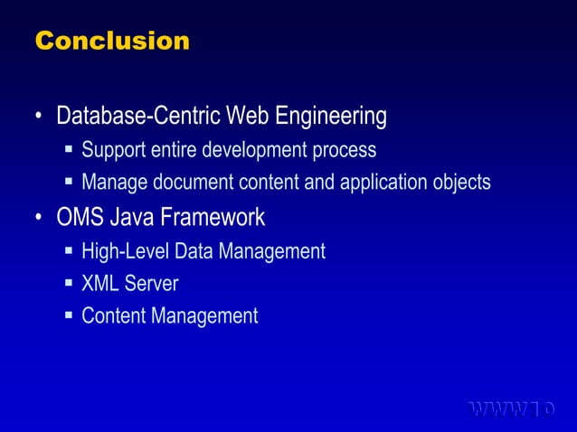 Java Framework for Database-Centric Web Engineering | PDF Java Framework for Database-Centric Web Engineering | PDF