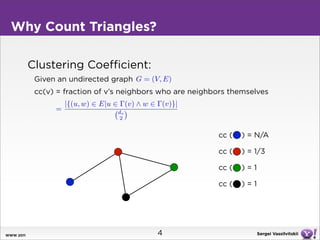 Counting Triangles and the Curse of the Last Reducer | PDF
