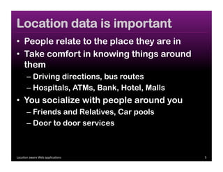 Location aware Web Applications | PDF
