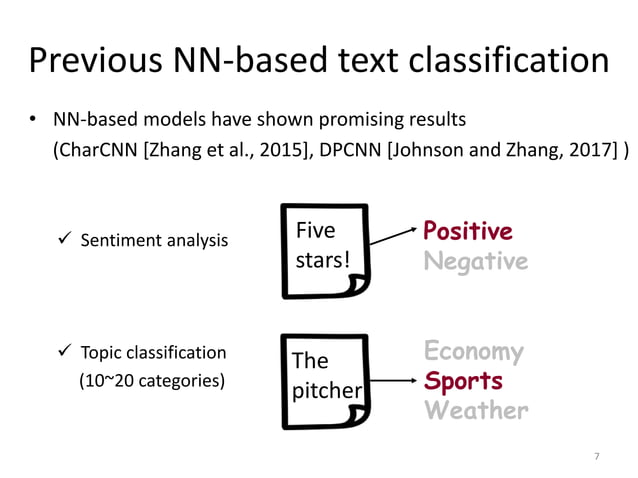 From Small-scale to Large-scale Text Classification | PPT