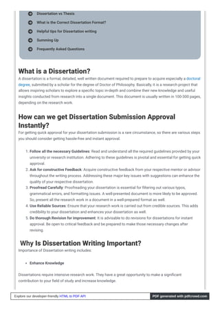 The Ultimate Guide: Get the Best Dissertation Writing Service | PDF
