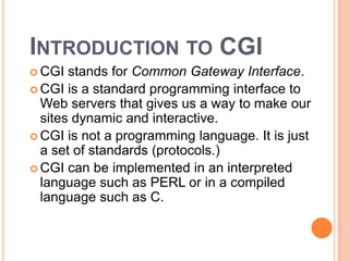 Www architecture,cgi, client server security, protection | PPT