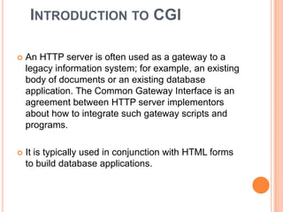 Www architecture,cgi, client server security, protection | PPT