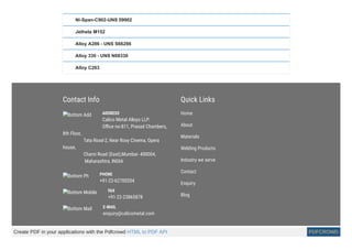 Www calicometal net_monel_k_500_plate_html | PPT