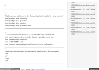 Www ccnav5 net_ccna_4_chapter_3_v5_0_exam_answers_2014 | PPT