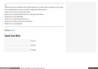 Www ccnav5 net_ccna_4_chapter_3_v5_0_exam_answers_2014 | PPT