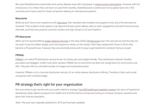 Press release wire service comparison | PPT