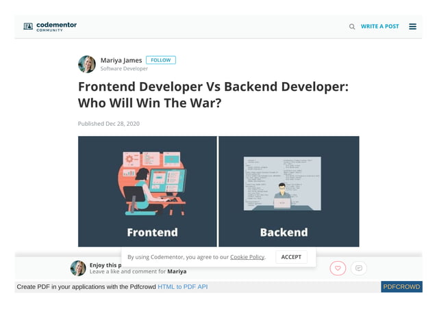 Frontend Development vs Backend Development | Detailed Comparison | PPT