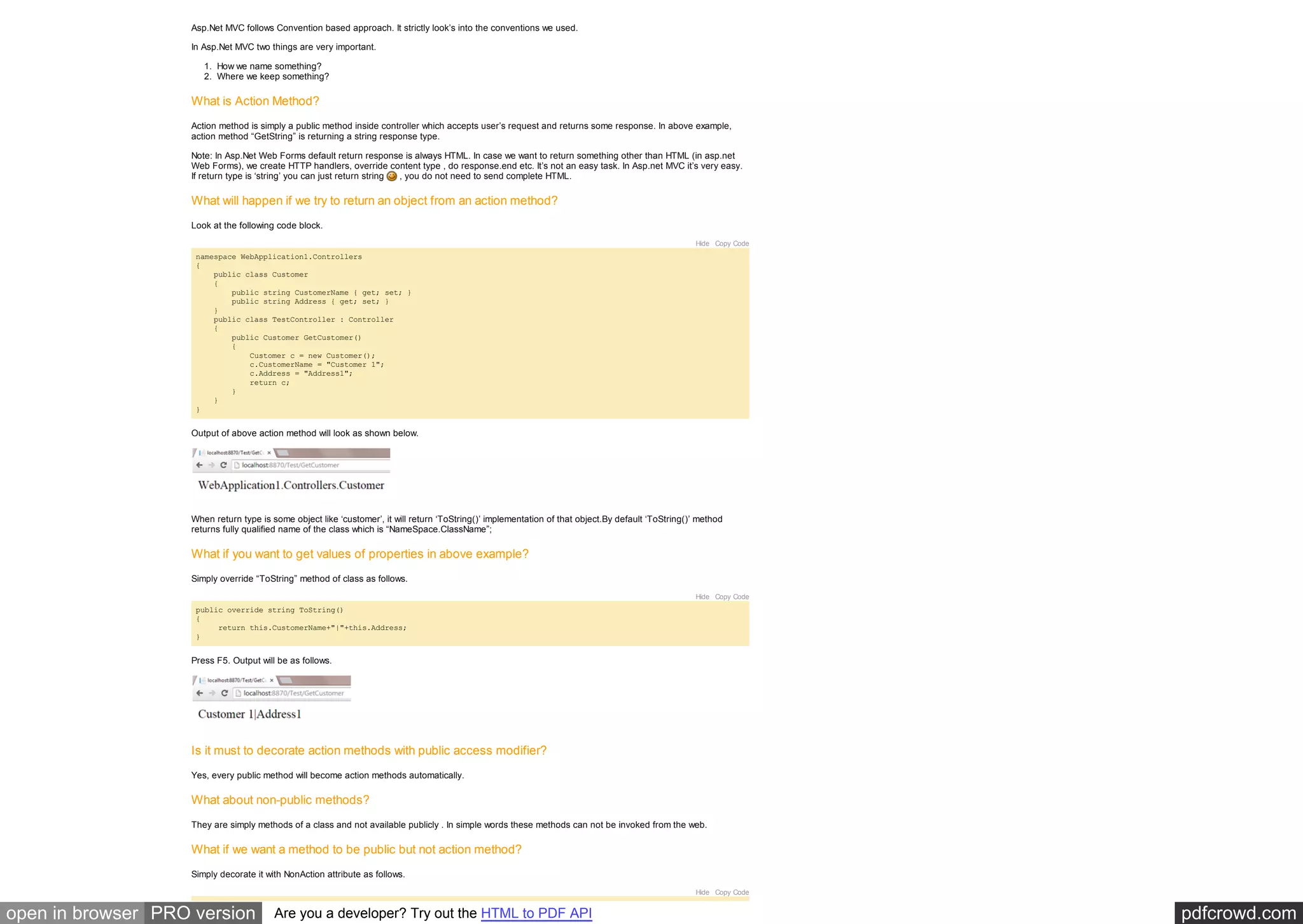 learn mvc project in 7 day | PPT