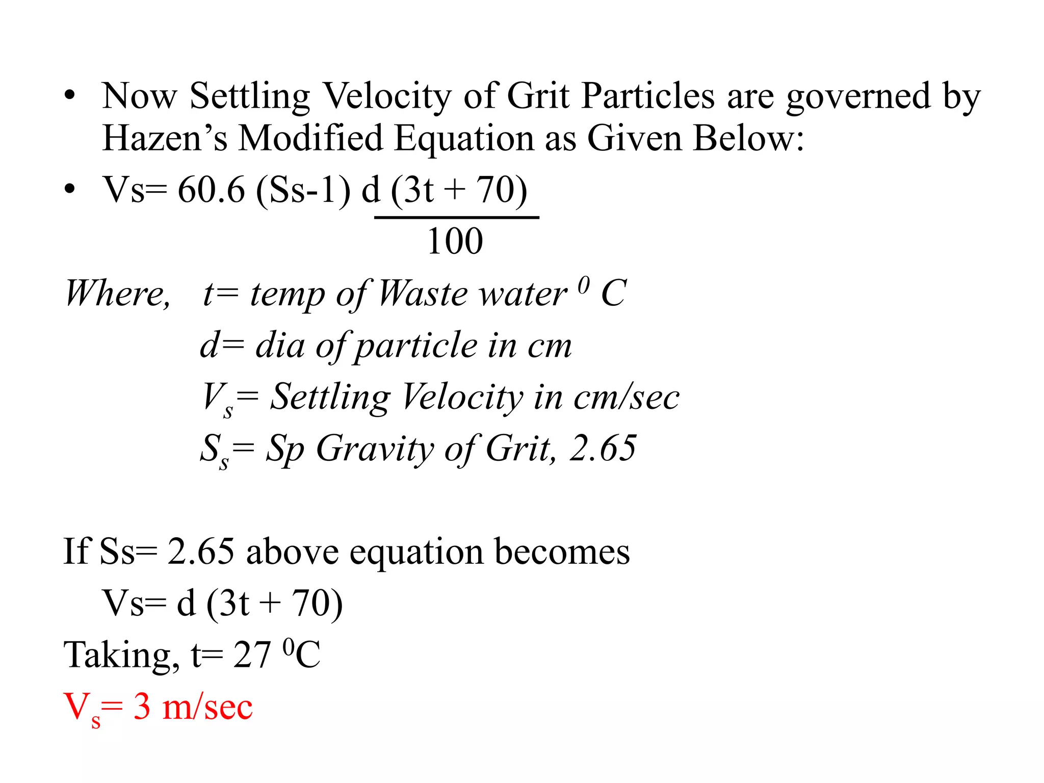 Physical Unit Operation- Screening, Grit Removal, Equalization | PPTX
