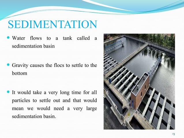 WATER & WASTE WATER ENGINEERING - water treatment process & units | PPTX