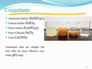 WATER & WASTE WATER ENGINEERING - water treatment process & units | PPTX