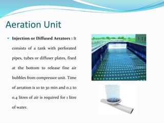 WATER & WASTE WATER ENGINEERING - water treatment process & units | PPTX