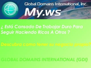 GDI Global domains international | PPT