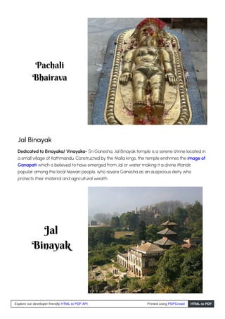 Pashupatinath Temple Nepal: Where Shiva Reigns Supreme | PDF