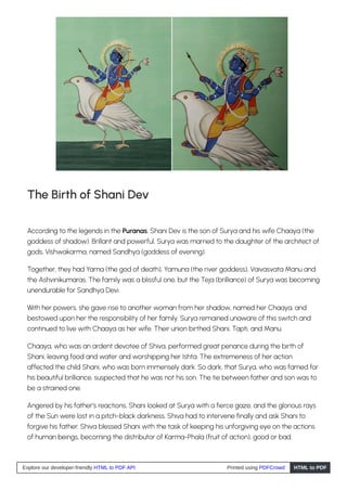 Shani Jayanti 2024: Everything You Need to Know About Shani Dev | PDF