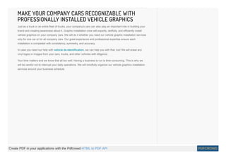 Vehicle Graphic Installation | PPT