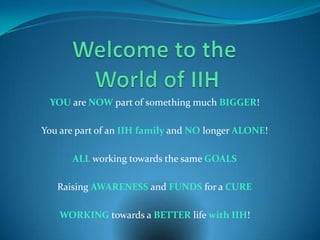 I Have IIH | PPT