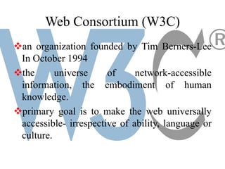 world wide web | PPTX