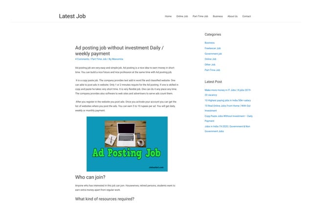 Copy paste job without investment Daily payment Rs. 2000/- | PDF ...