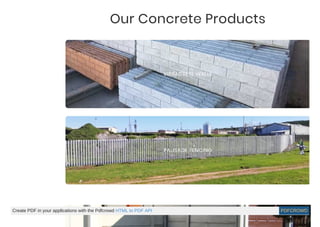 Vibracrete Walling | PDF
