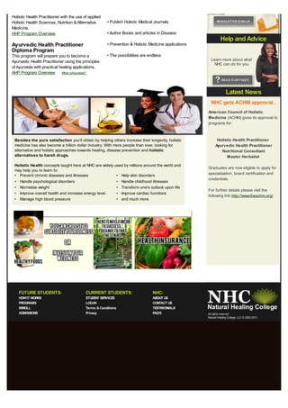 Wwwnaturalhealingcollegecom | PDF