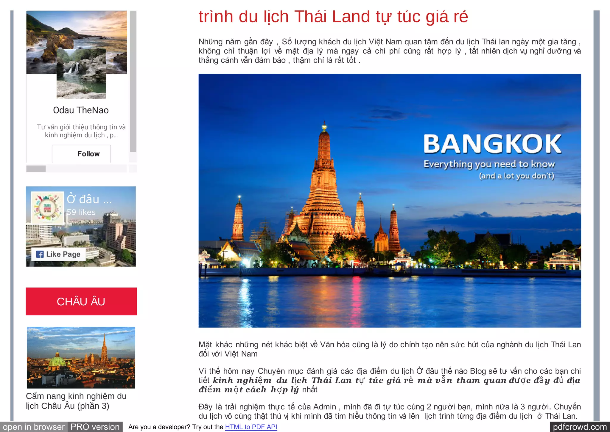 Www odauthenao com_kinh_nghiem_du_lich_thailand_tu_tuc-gia-re | PPT