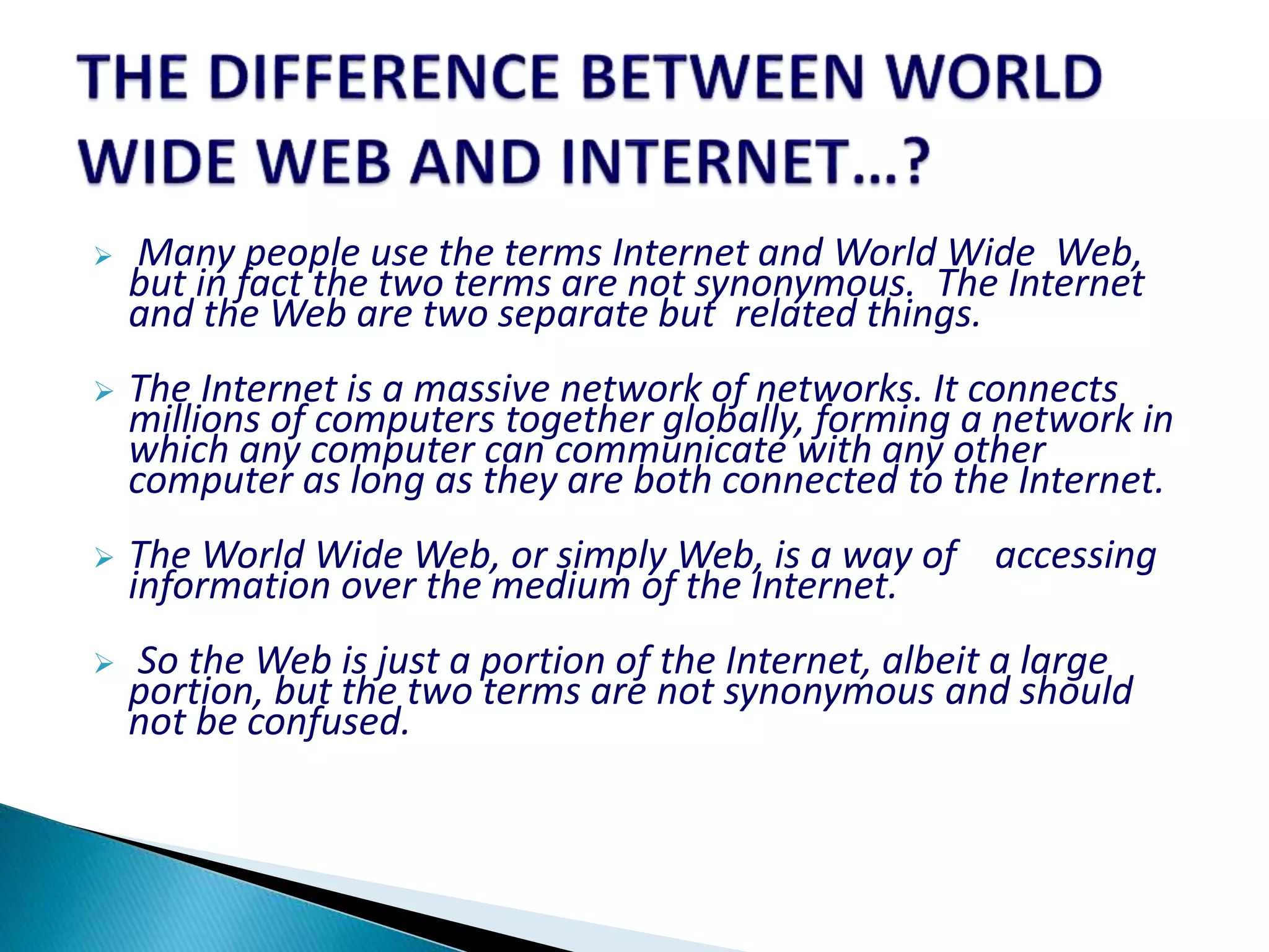 WWW or World Wide Web | PPTX