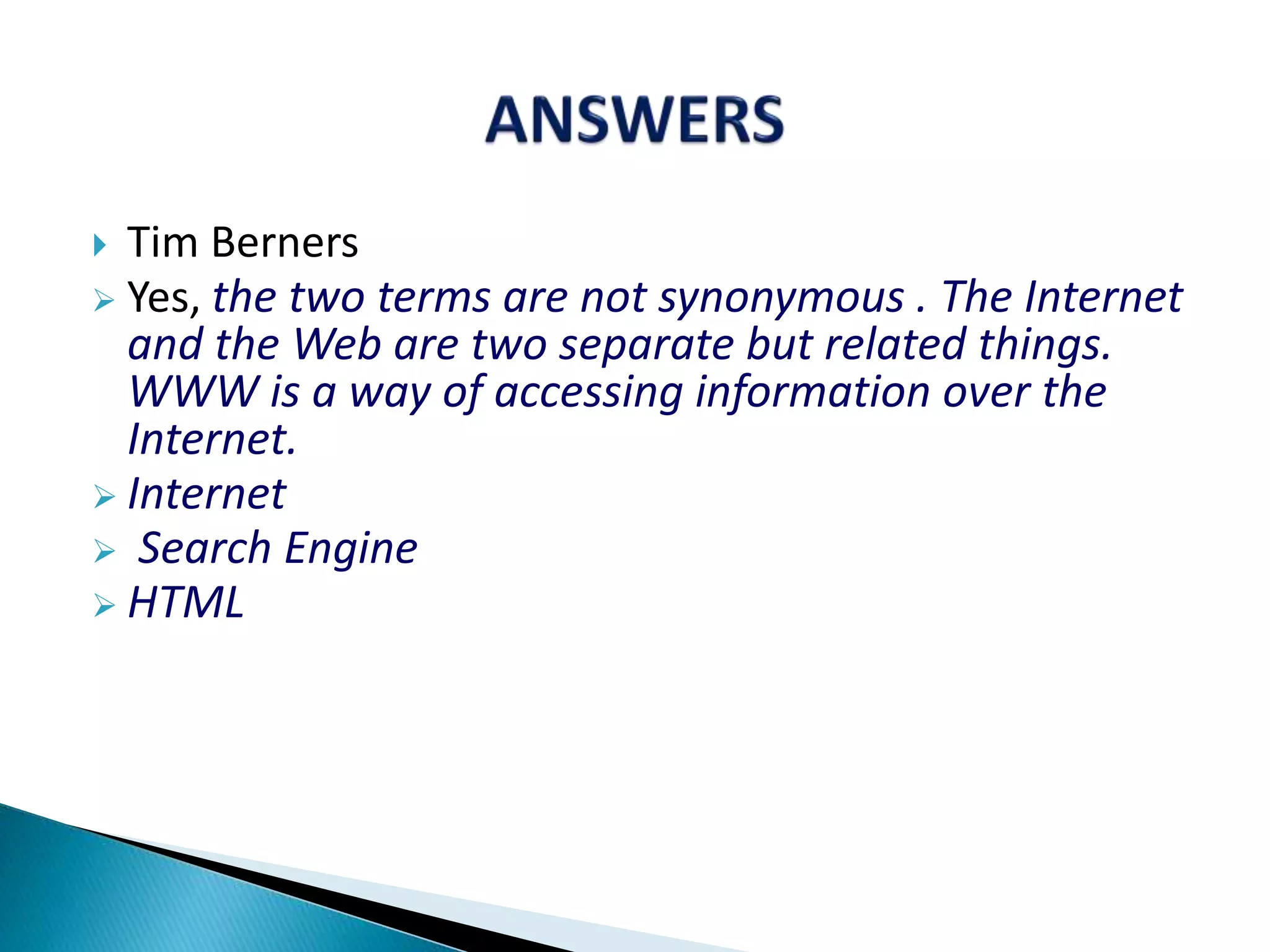 WWW or World Wide Web | PPTX